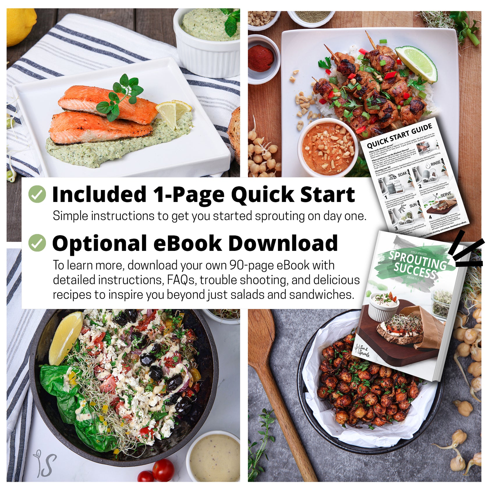 "Perfect sprouts in 5 days. So easy!" – Sun & Sprouts